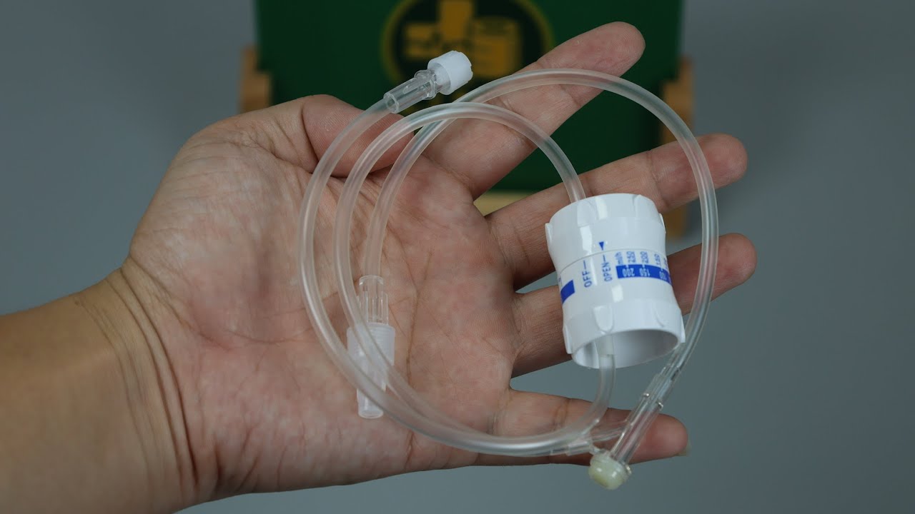 Fluid Drip Giving Set Infusion Set Y Site Extension Tube with Flow ...