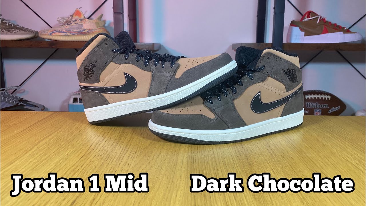 Air Jordan 1 Mid Mocha Review& On foot - YouTube