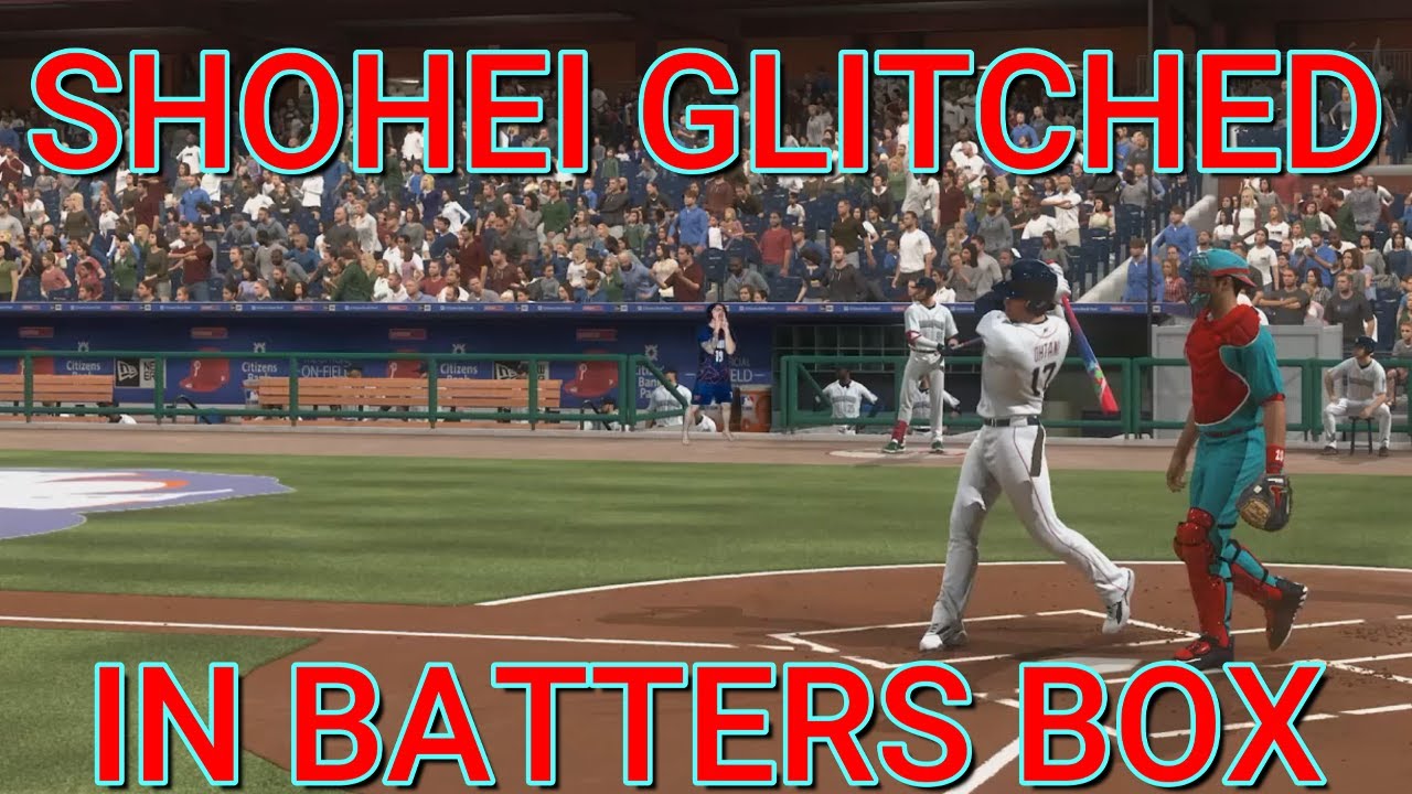 SHOHEI GETS GLITCHED IN BATTERS BOX... MLB THE SHOW 23 DIAMOND DYNASTY ...