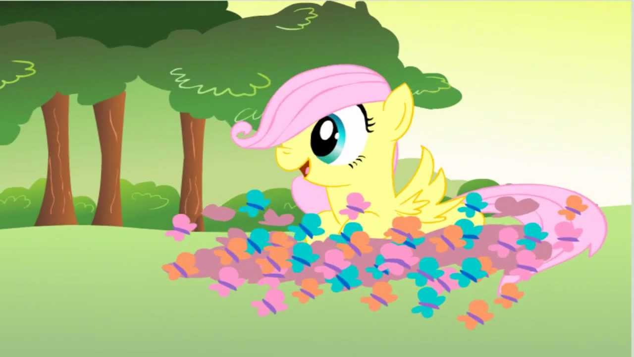 fluttershy cantando XD - YouTube