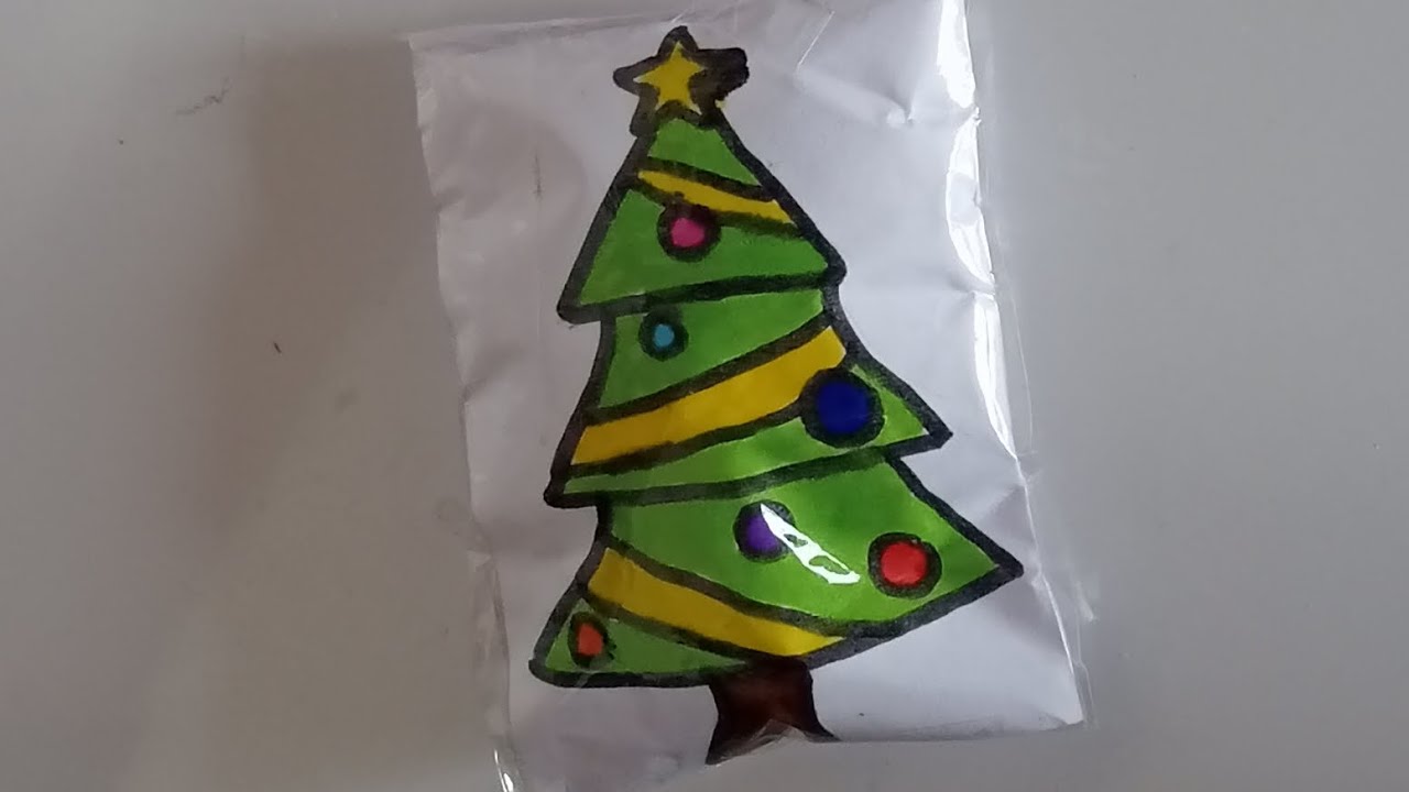 how to make Christmas tree Squishy ️#craftermadiha - YouTube