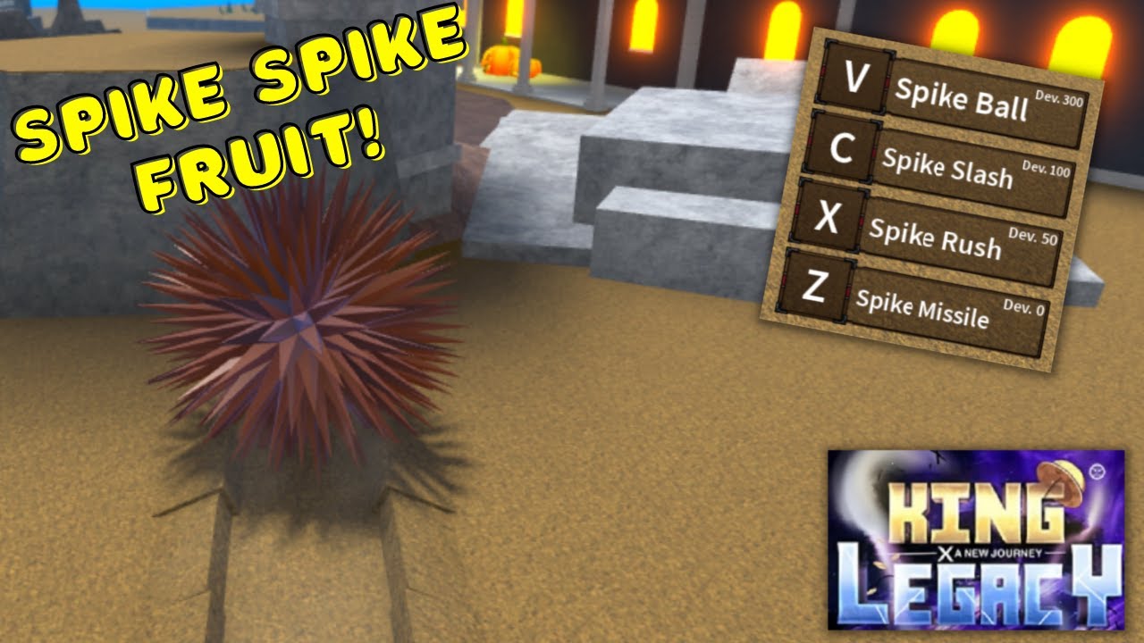 NEW SPIKE FRUIT FULL SHOWCASE IN KING LEGACY 2.5 - YouTube