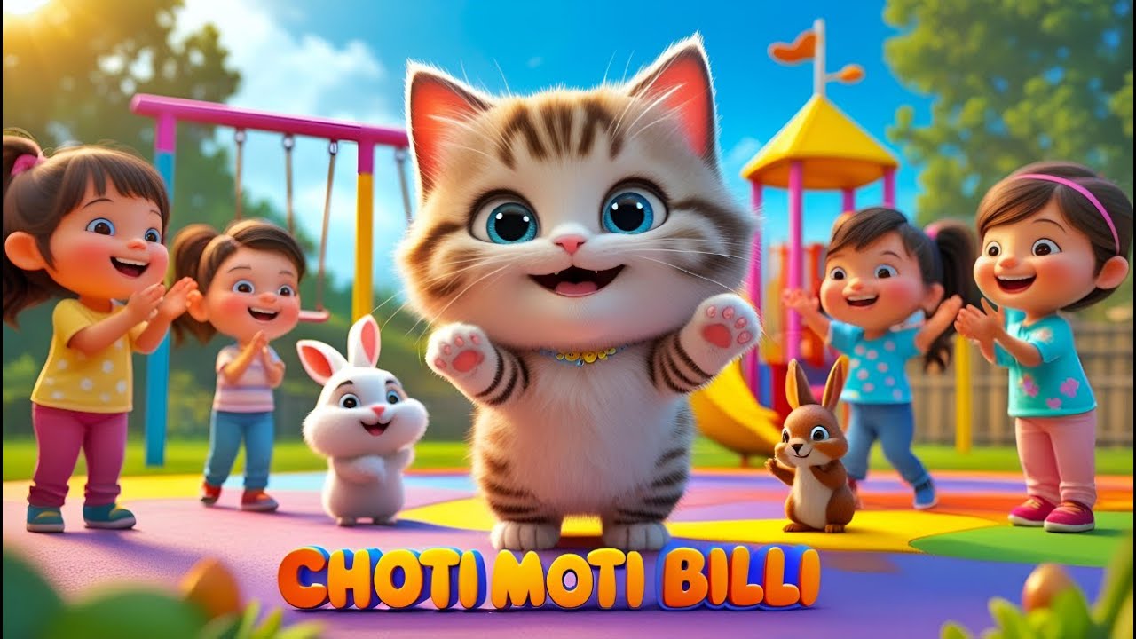 Chhoti Moti Billi 🐱 | Cute Cat Dance & Fun Song for Kids | Hindi ...