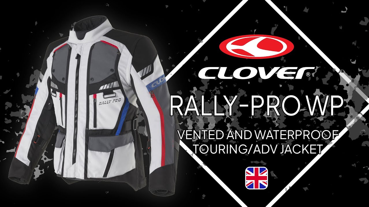 CLOVER RALLY-PRO WP - vented and waterproof touring adv jacket - ENG ...