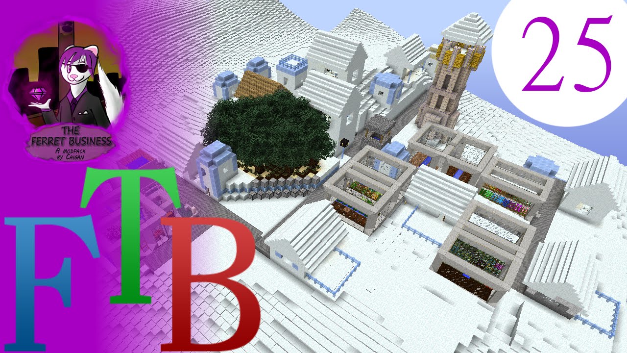 minecraft FTB: the ferret business - 25 - mana pool setup - YouTube