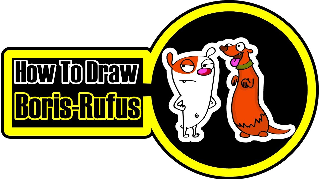 How To Draw Boris e Rufus Easy Step By Step For kids | Drawpin - YouTube