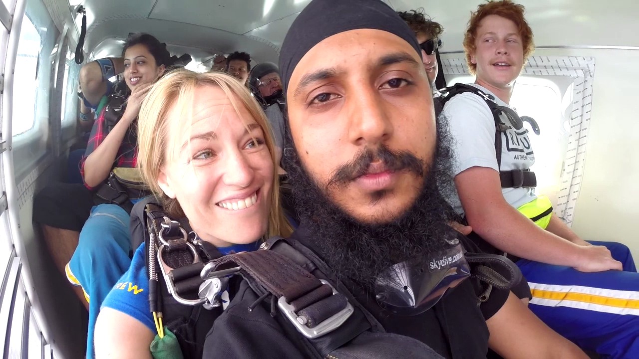 Skydiving | PRINCE VIRK | Sikh boy - YouTube