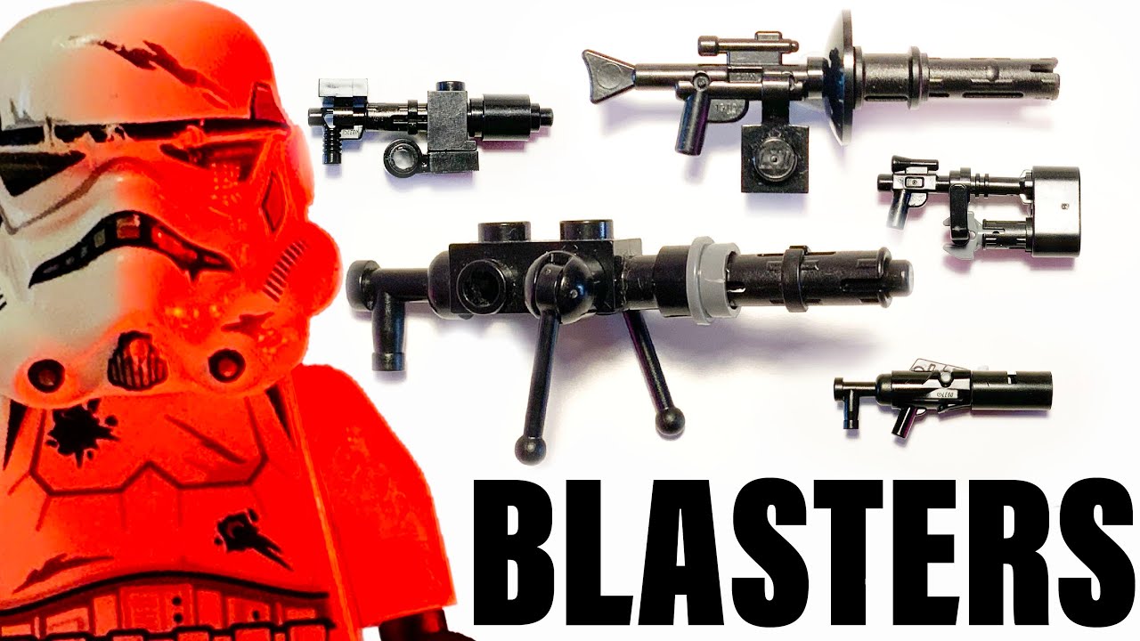 LEGO STAR WARS BLASTERS! Build Tutorial (easy) - Star Wars Designs - YouTube