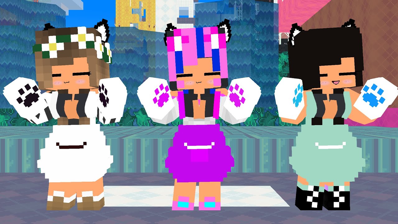 Paws Dance Challenge Aphmau 01 : Minecraft Animations - YouTube