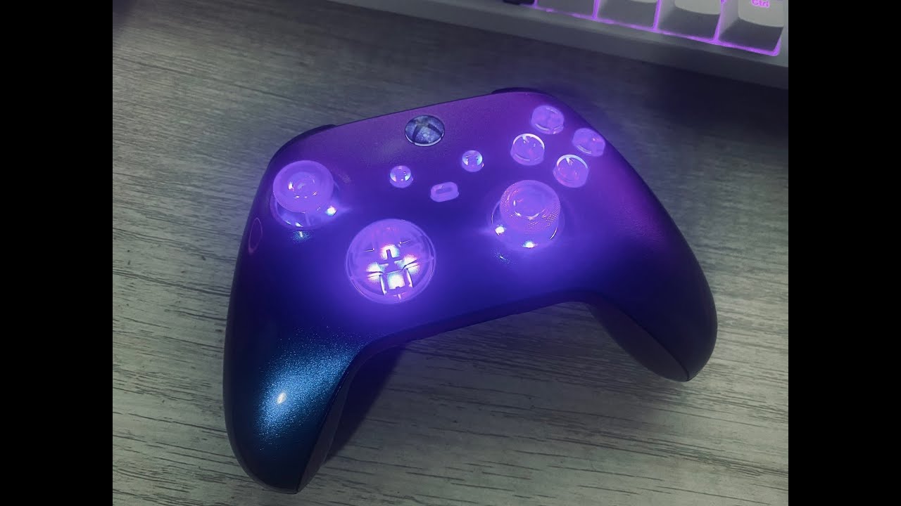 My Xbox Series X Controller Mod - Shell and LED's - YouTube