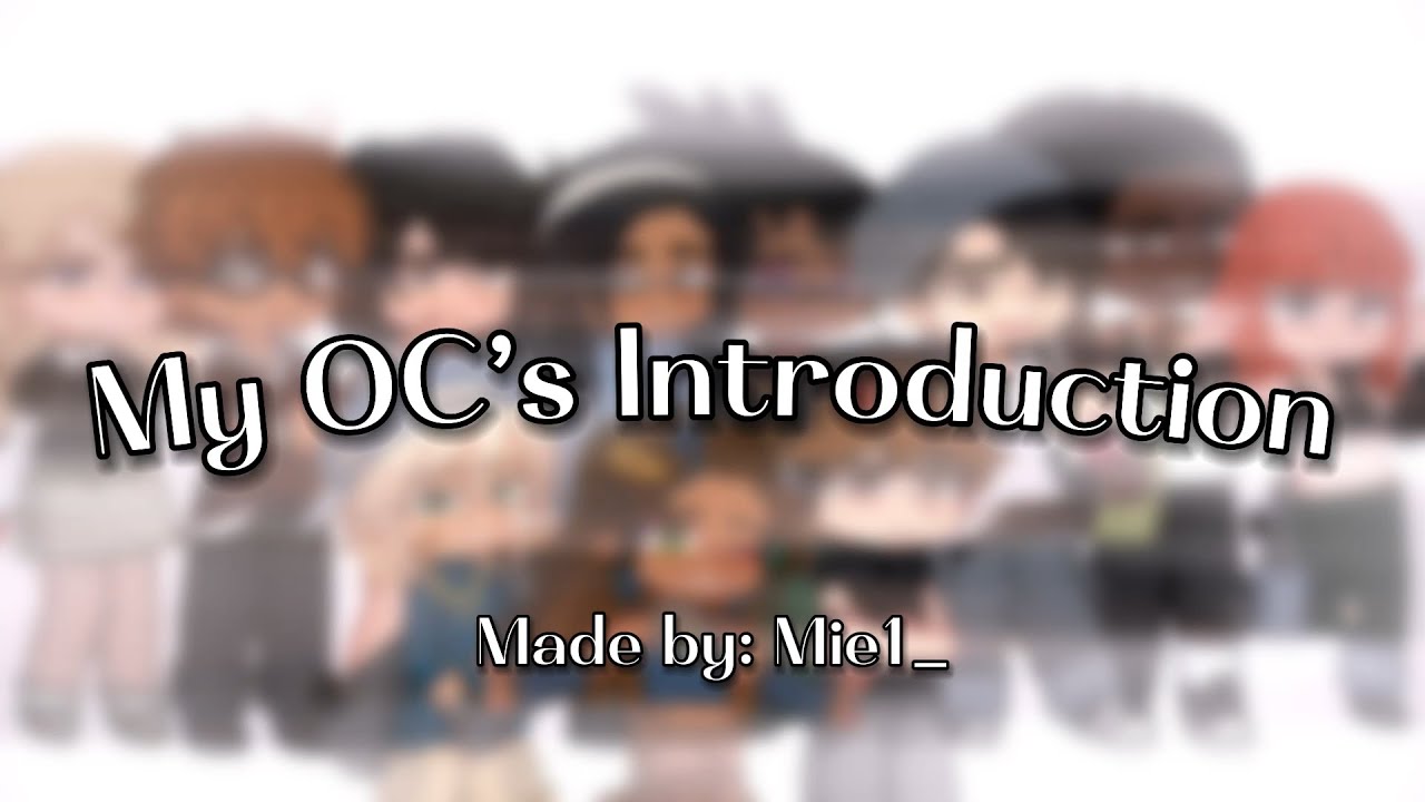 OC Introduction | Gacha Life 2 - YouTube