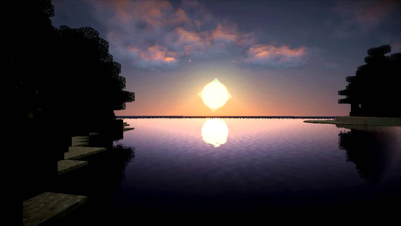 Minecraft Realism Sunset V1 - YouTube