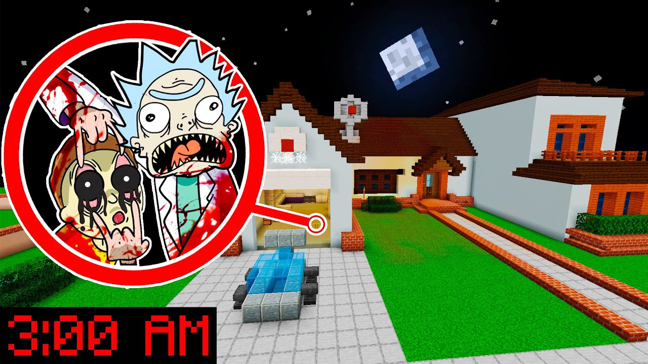 ¿Qué hay dentro de la base secreta de RICK Y MORTY en Minecraft? - YouTube