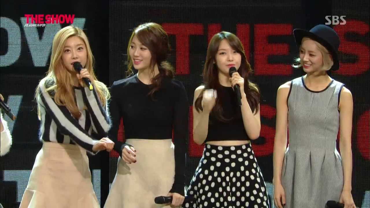 2014/01/07 걸스데이(Girl's Day) The Show 컴백 인터뷰 - YouTube