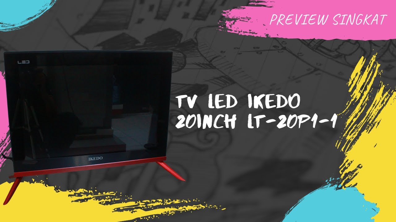 TV LED IKEDO 20 INCH LT 20P1 1 - YouTube