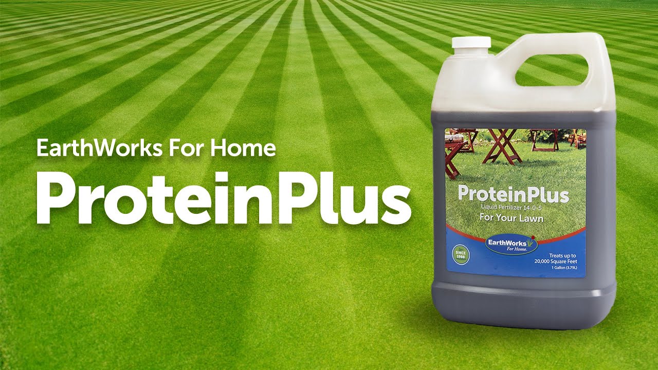 EarthWorks For Home ProteinPlus Liquid Fertilizer (14-0-5) - YouTube