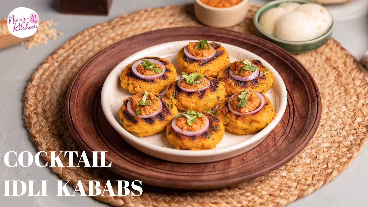 Cocktail Idli Kababs | Left over Idli Recipes | Fusion Recipes | Niru's ...