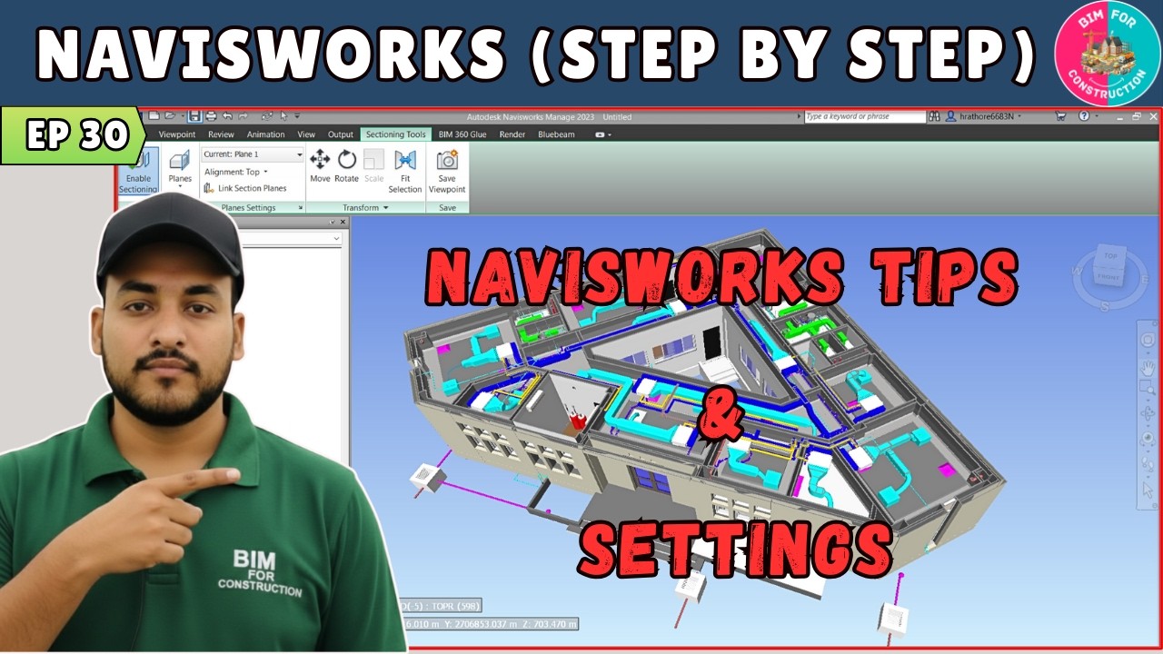 #30 Navisworks Tutorial: Navisworks Tips and Settings - YouTube