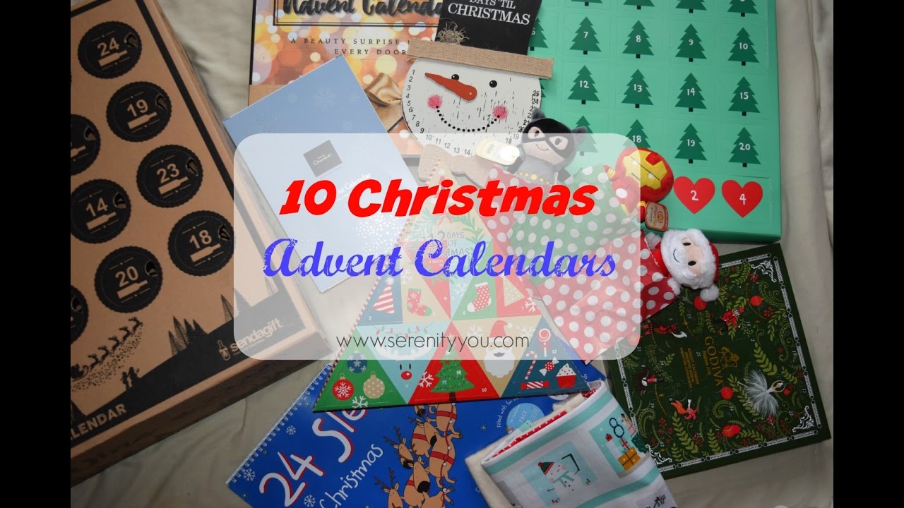 10 Fab Christmas Advent Calendars 2016 | Serenity You - YouTube