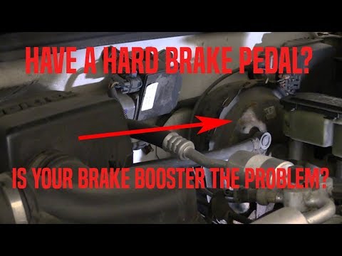 Hard Brake Pedal: Is Your Brake Booster the Problem?
