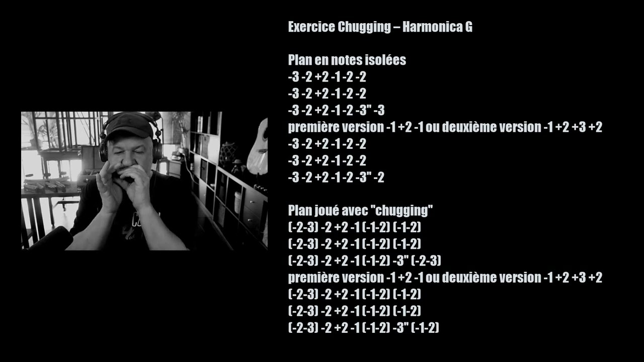 Exercice ''Chugging'' - Harmonica G - YouTube