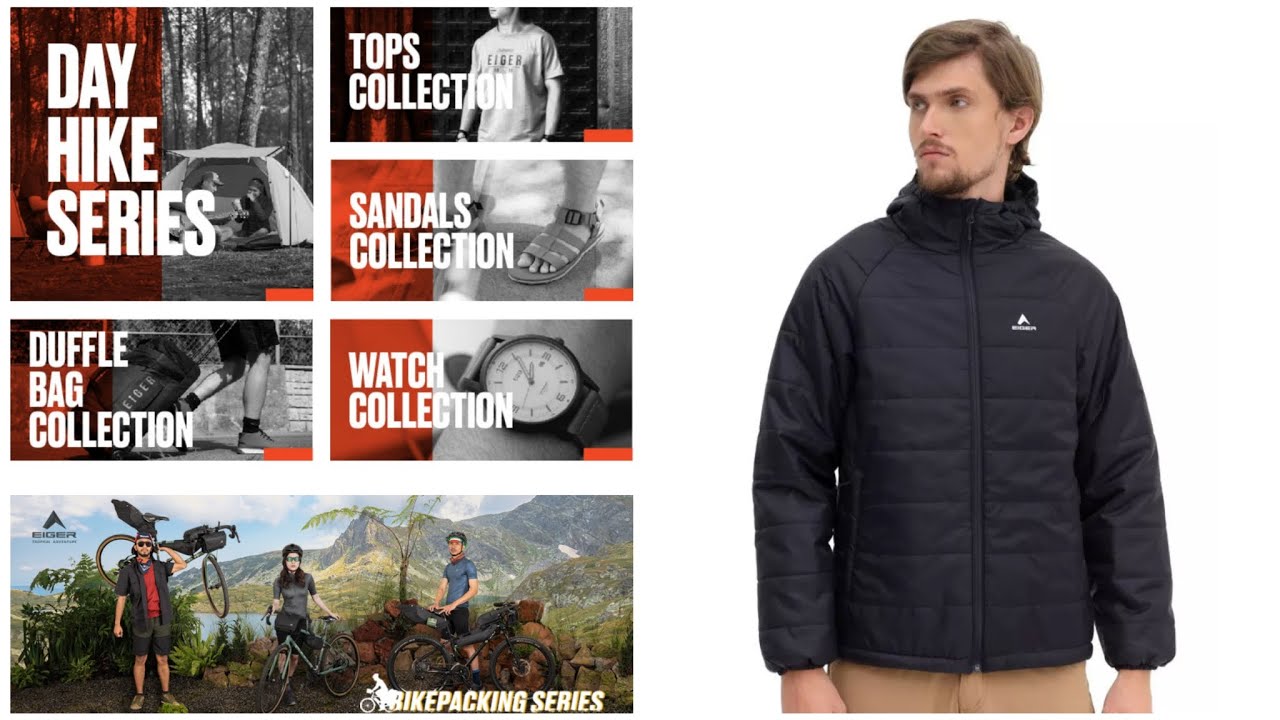 EIGER STROMBLE PADDED JACKET || SKU#: 910007136 || JACKET EIGER 2022 ...