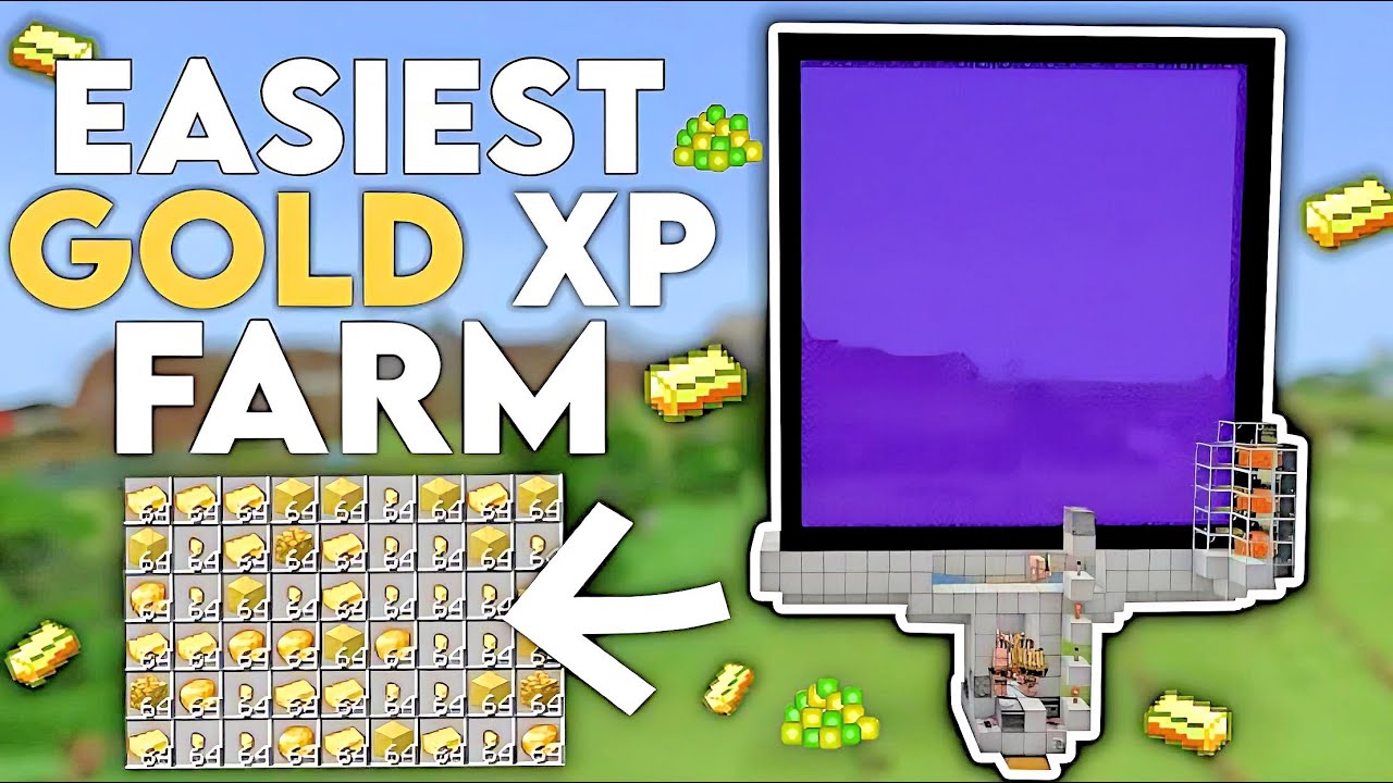 I make easiest glod xp farm in minecraft|gold xp farm tutorial ...