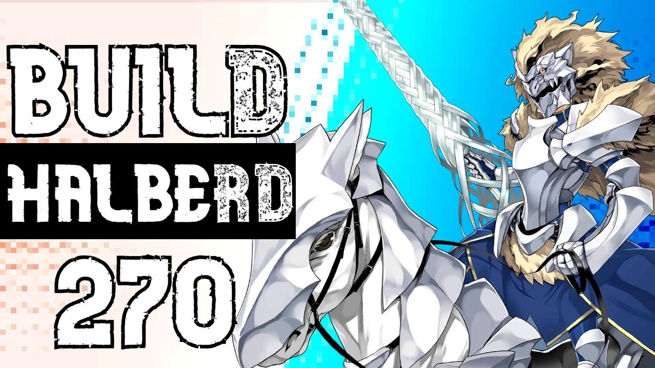 Toram Online - Halberd build 270 Full P.Pierce - YouTube