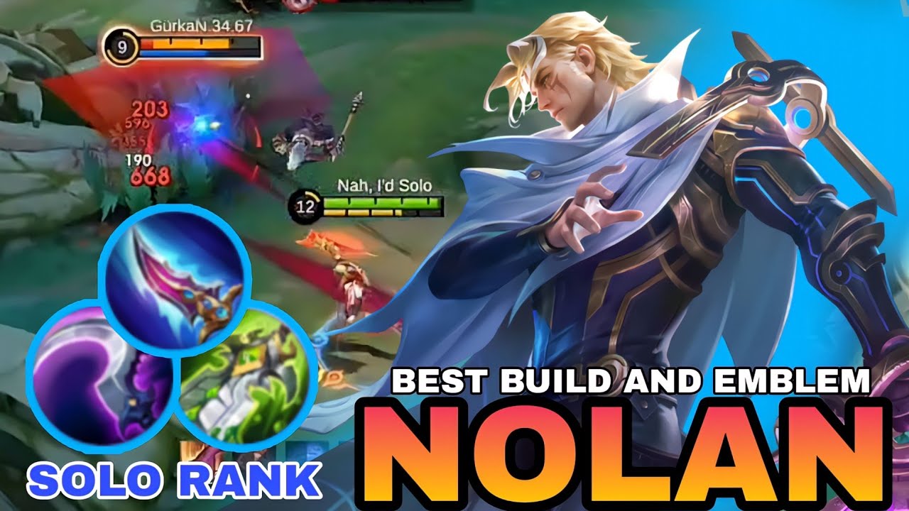 21 KILLS × NOLAN BEST BUILD AND EMBLEM | SOLO RANK NOLAN GAMEPLAY ...