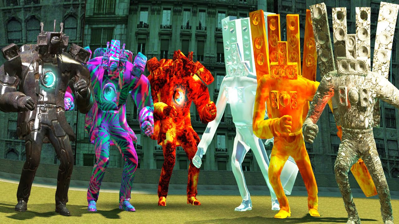 NEW ALL COLORS AND ELEMENTS CAMERA MAN, SPEAKER MAN, AND OTHER BOSSES ...