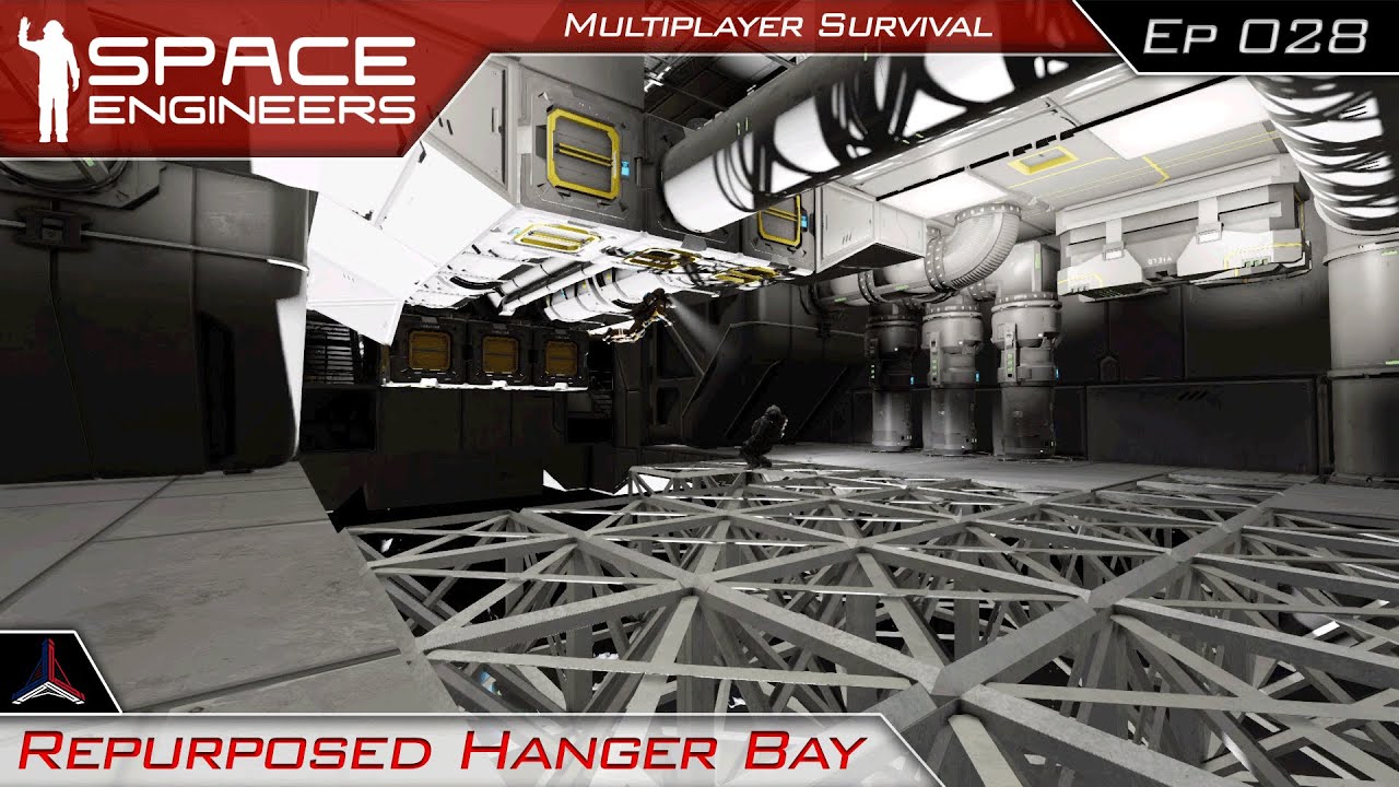 Repurposed Hanger Bay | Space Engineers Survival - Modded Multiplayer ...