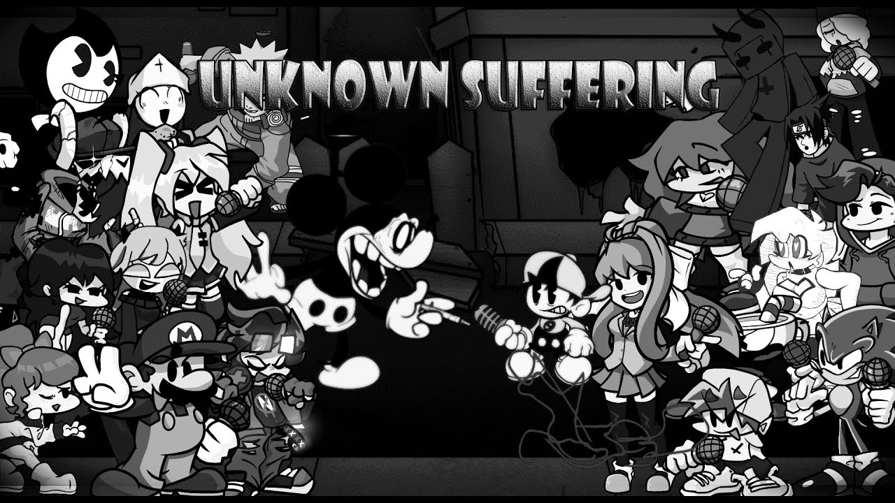 Unknown Suffering but Every Turn a Different Character Sings 🎶(FNF ...