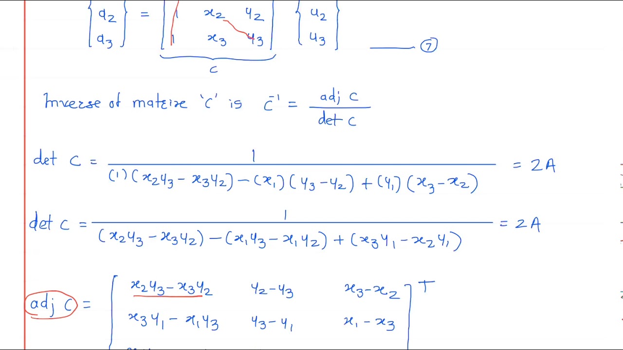 Shape Function of CST in Global Co ordinate System - YouTube