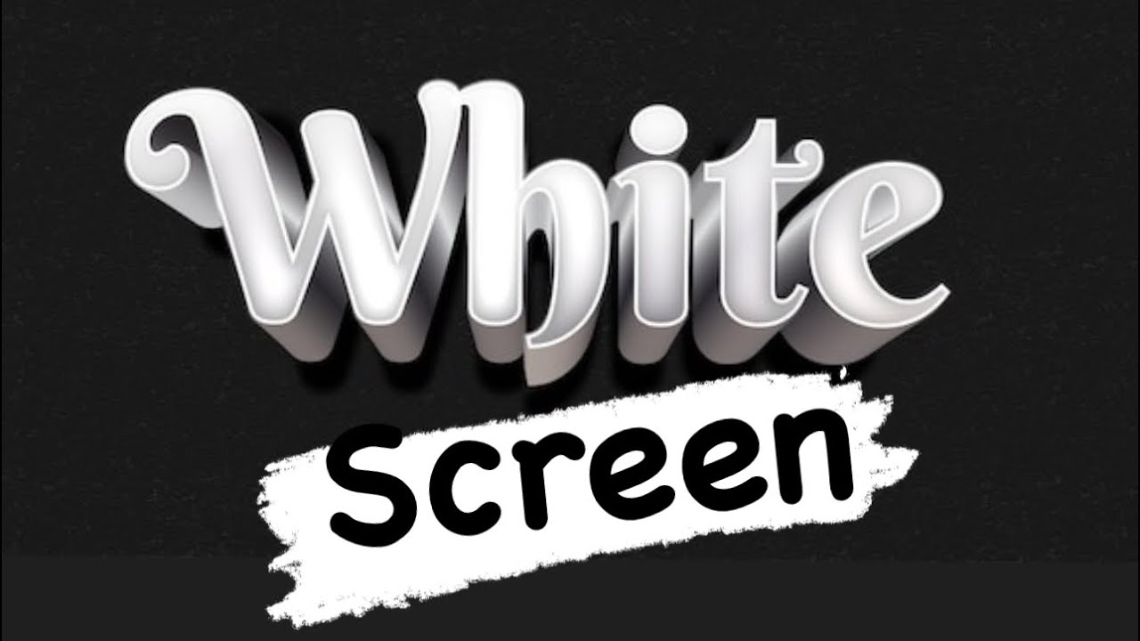 White Screen pure for 10hours in 8k - YouTube