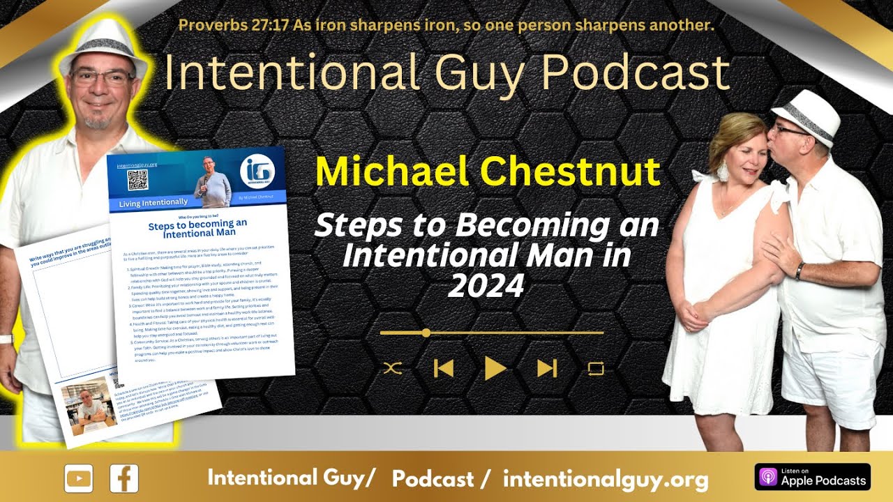 Steps to becoming an intentional man in 2024 - YouTube