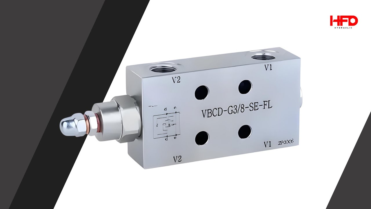 FLANGEABLE SINGLE COUNTERBALANCE VALVE – VBCD-SE-FL | HFD Hydraulic ...