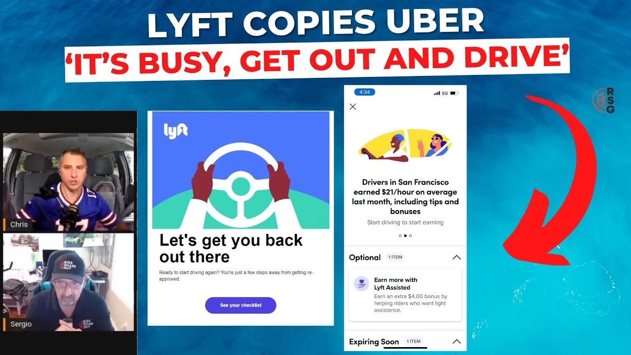 Lyft Copying Uber For 'It's Busy Out There' In App Messages - YouTube