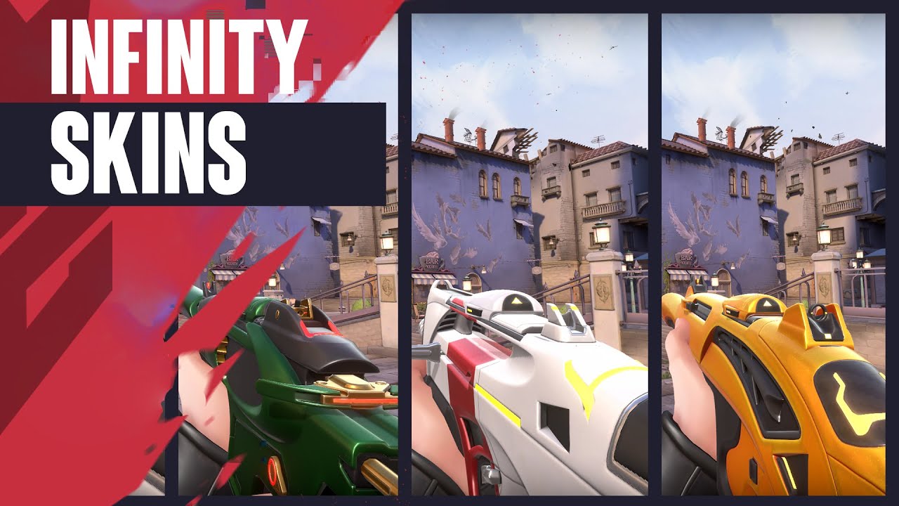 Infinity Skins Showcase [4K] - Valorant Battlepass Skins - YouTube