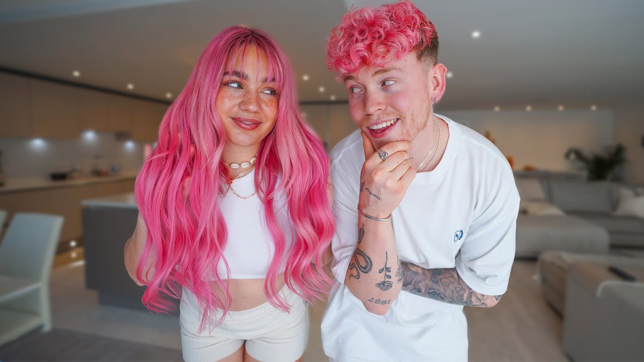 THE TRUTH BEHIND OUR PINK HAIR... - YouTube