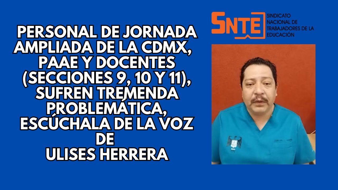 En la CDMX, marcharán a Gobernación las secciones 9, 10 y 11 convocados por Ulises Herrera ...
