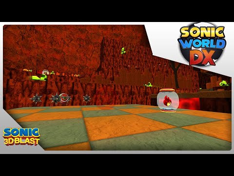 Sonic World DX - Volcano Valley (All Missions) - YouTube