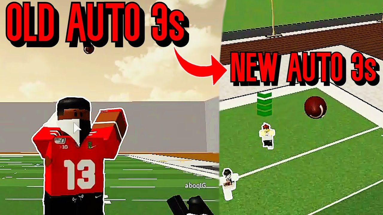 BEFORE AND AFTER THE UPDATE HIGHLIGHTS! (Auto 3s Football ROBLOX) - YouTube