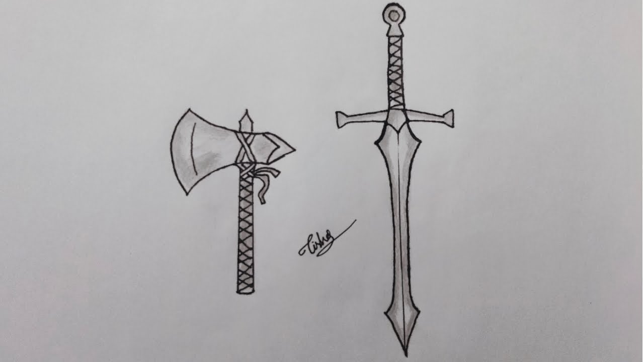 Cool Weapons To Draw