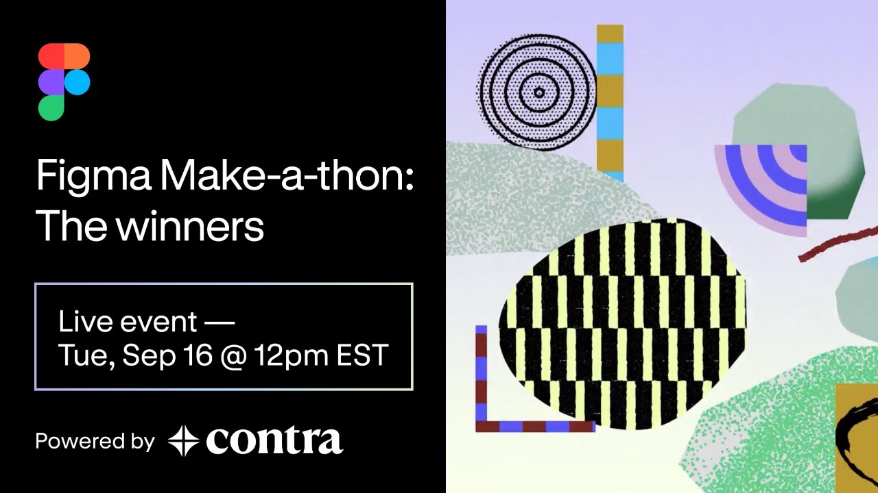 Figma make-a-thon: Winners announcement - YouTube