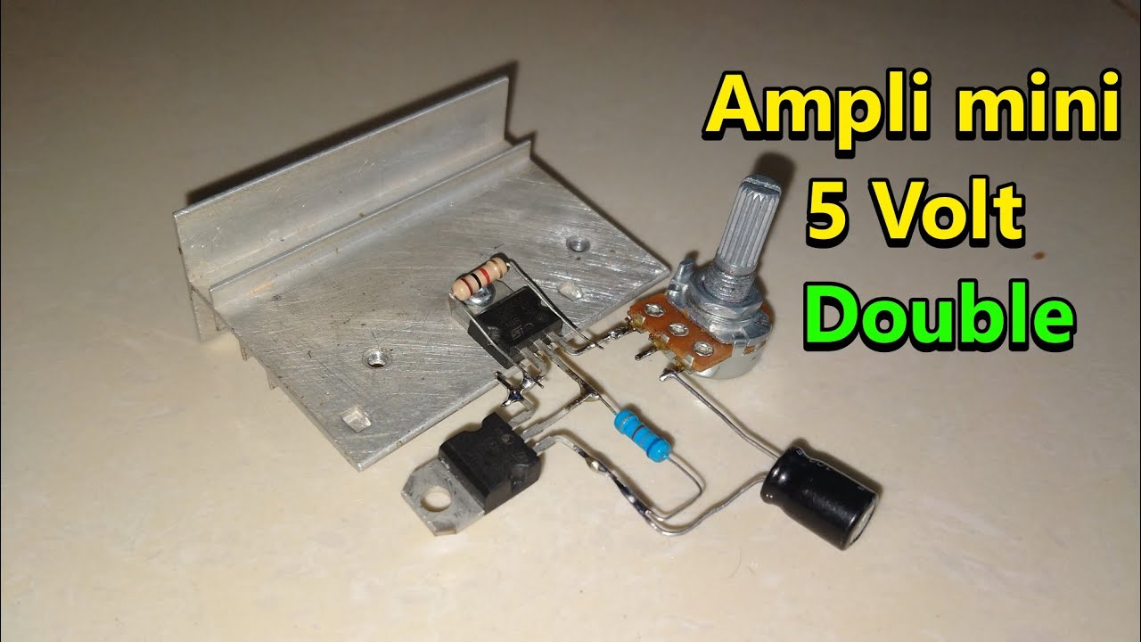 Buat Power Ampli dua Transistor Tip 41C - YouTube