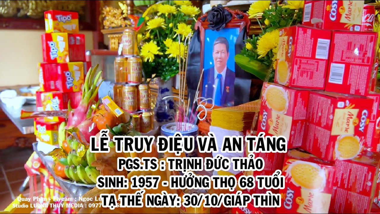 Tang Lễ PGS,TS : Trịnh Đức Thảo 68 Tuổi. - YouTube