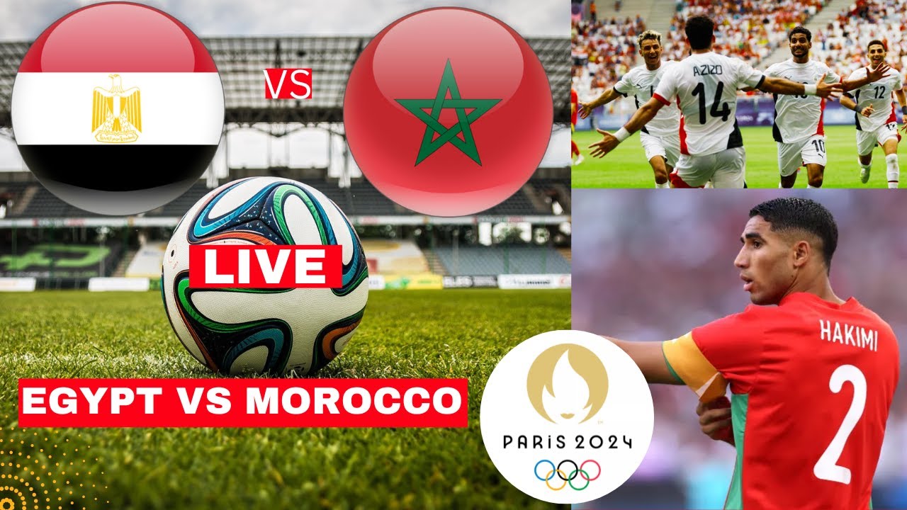 Egypt vs Morocco Live Stream Olympics Games Bronze Medal Football Match ...