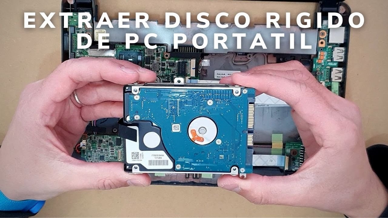 Cómo extraer disco duro de una laptop / notebook / netbook - YouTube
