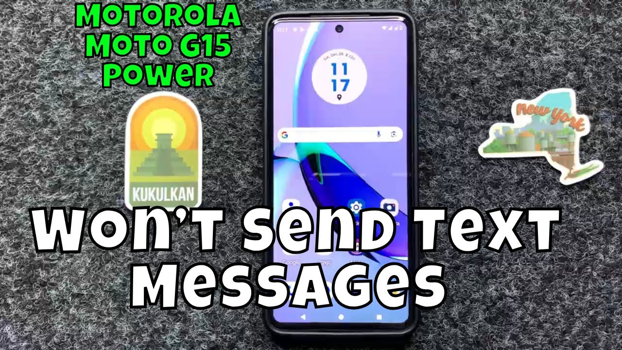 How to Fix If Motorola Moto G15 Power Won’t Send Text Messages - YouTube