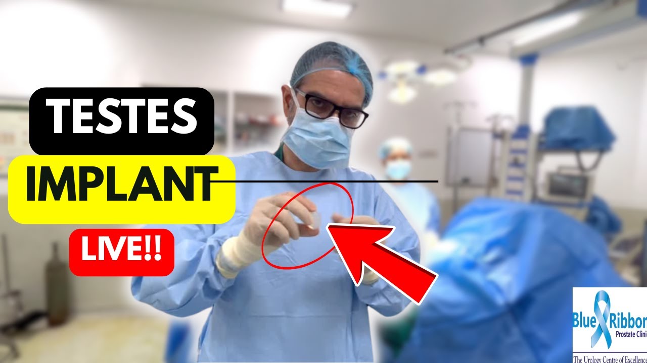 Testicular Implant for absent testes !! Live surgery video - YouTube